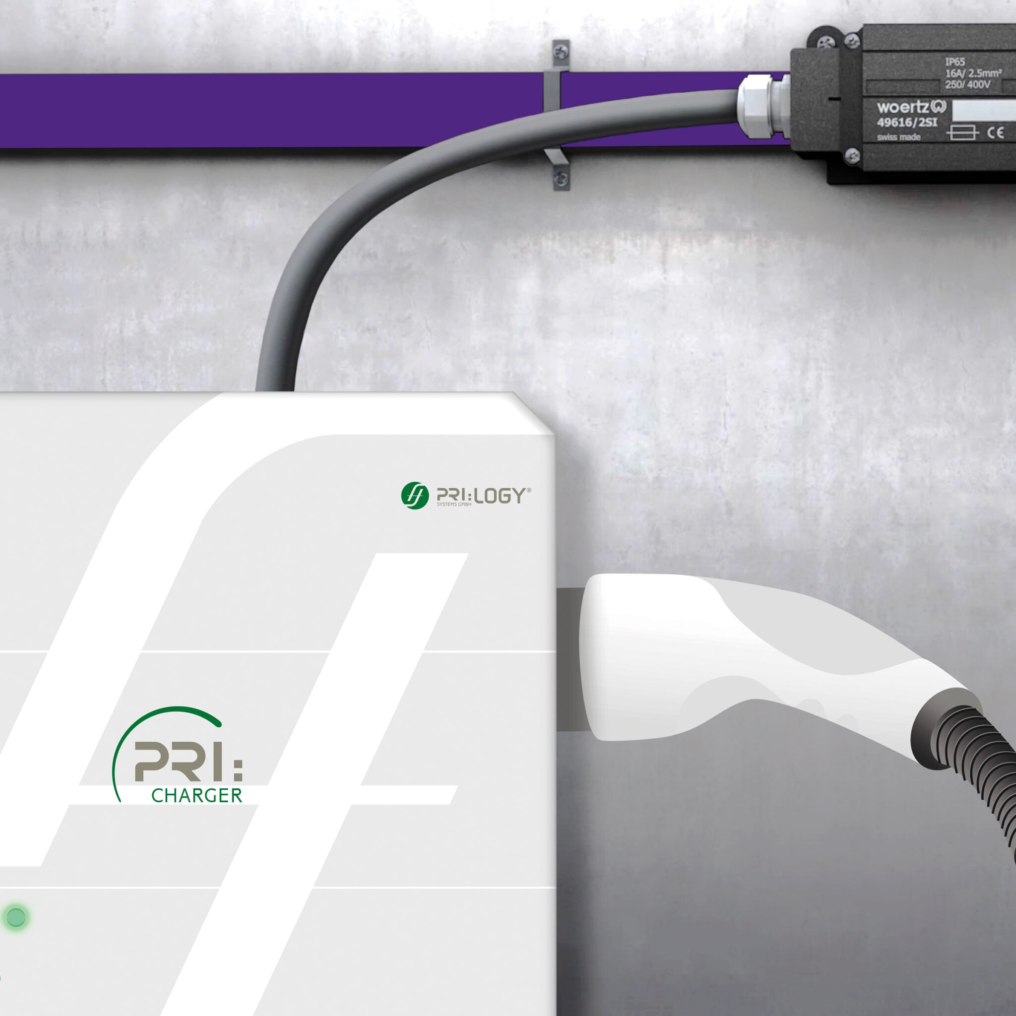 Flat Cable System for Charging Stations - Prilogy Systems
